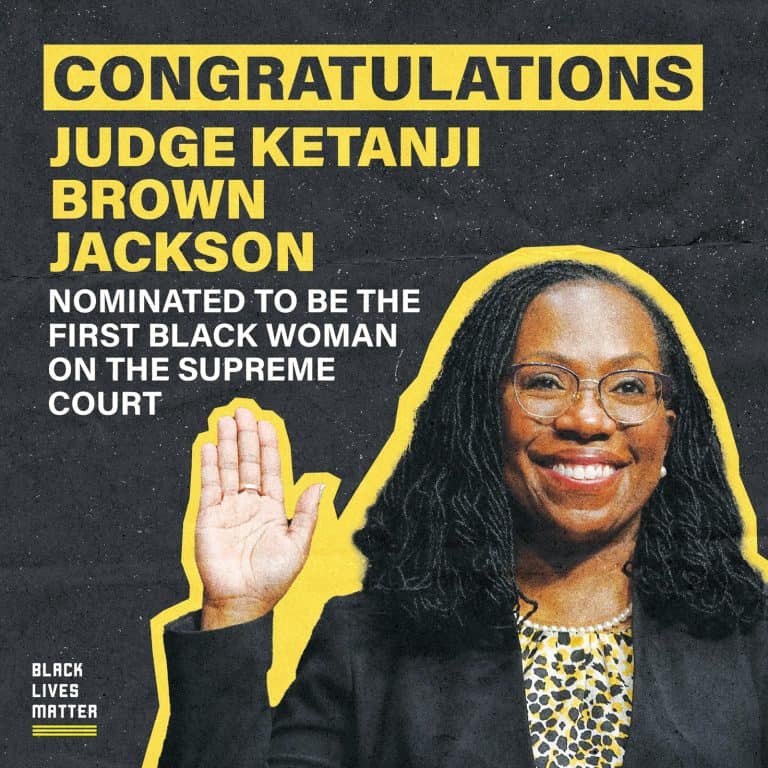 Congratulations Judge Jackson! - Black Lives Matter
